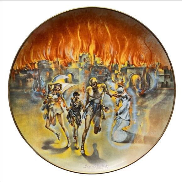 Royal Cornwall | Accents | Sodom And Gomorrah Plate Vii In The Creation ...